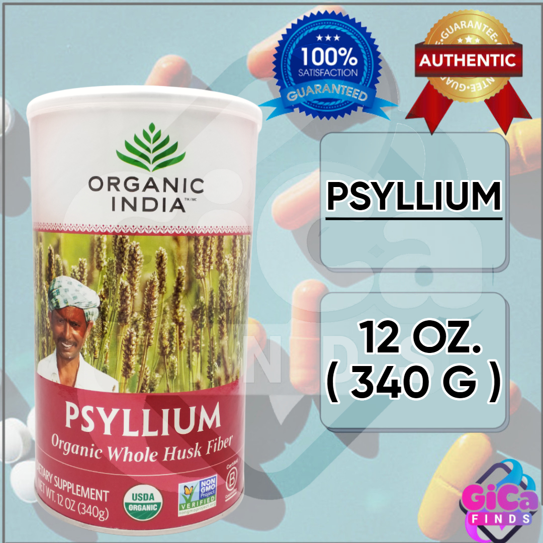 Organic India Psyllium Organic Whole Husk Fiber 12 oz (340 g) | Lazada PH