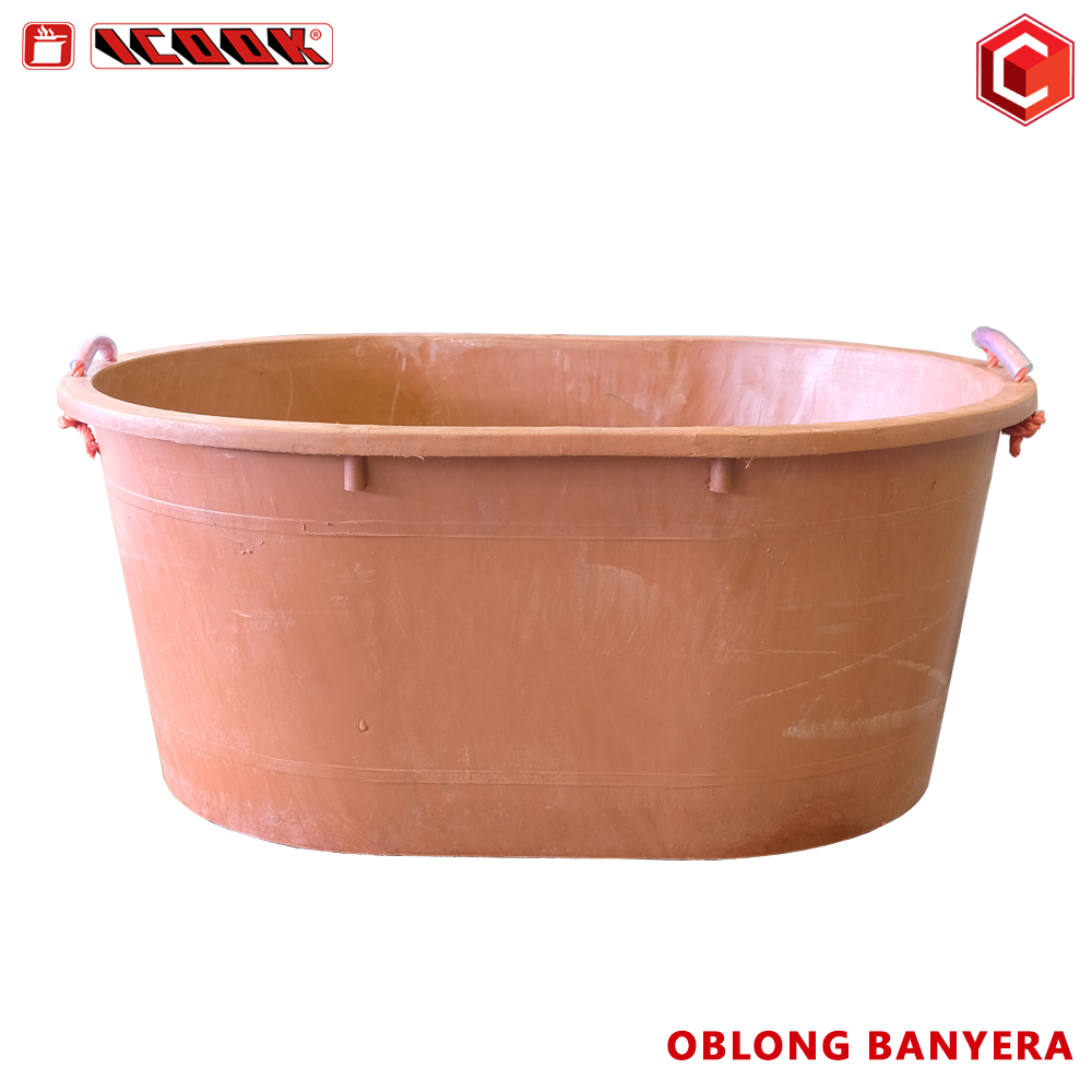 Industrial Grade Rubberized Plastic Basin Fish Banyera Oblong Banyera ...
