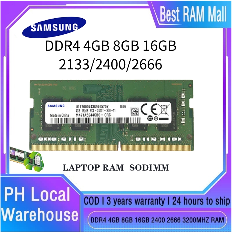 【Free shipping】Samsung DDR4 memory 4GB 8GB 16GB RAM 2133/2400/2666 ...