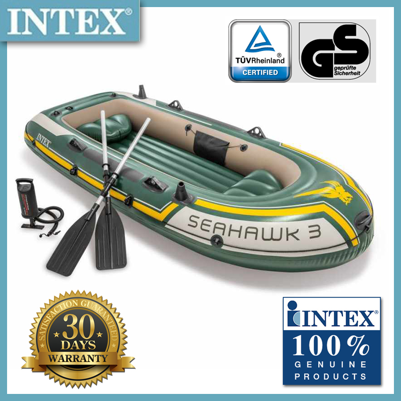 Intex 68380 Seahawk 3 Inflatable Boat Set | Lazada PH