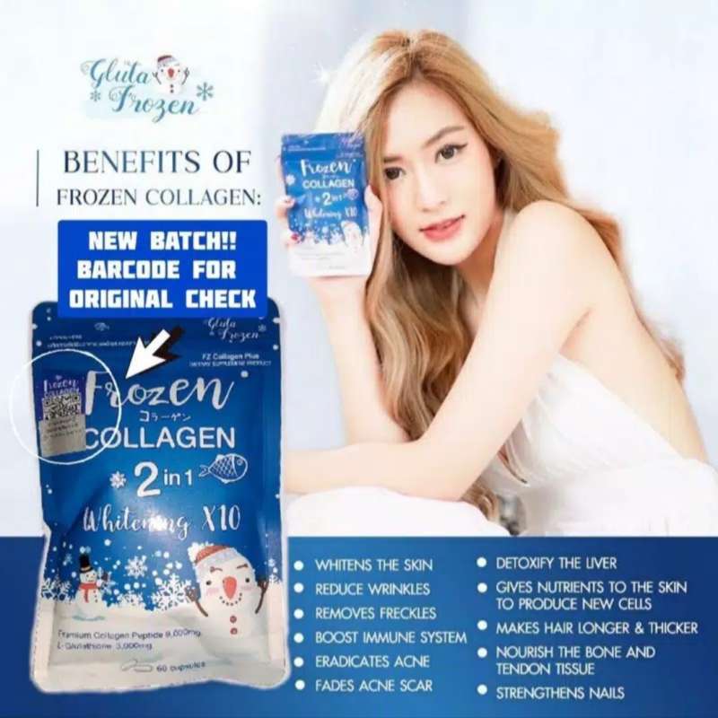 Frozen Collagen Thailand 60 Capsules x 1 PACK | Lazada PH