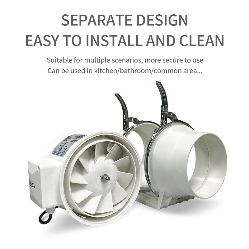 Exhaust fans Inclined flow booster fans Turbocharged duct exhaust fans ...