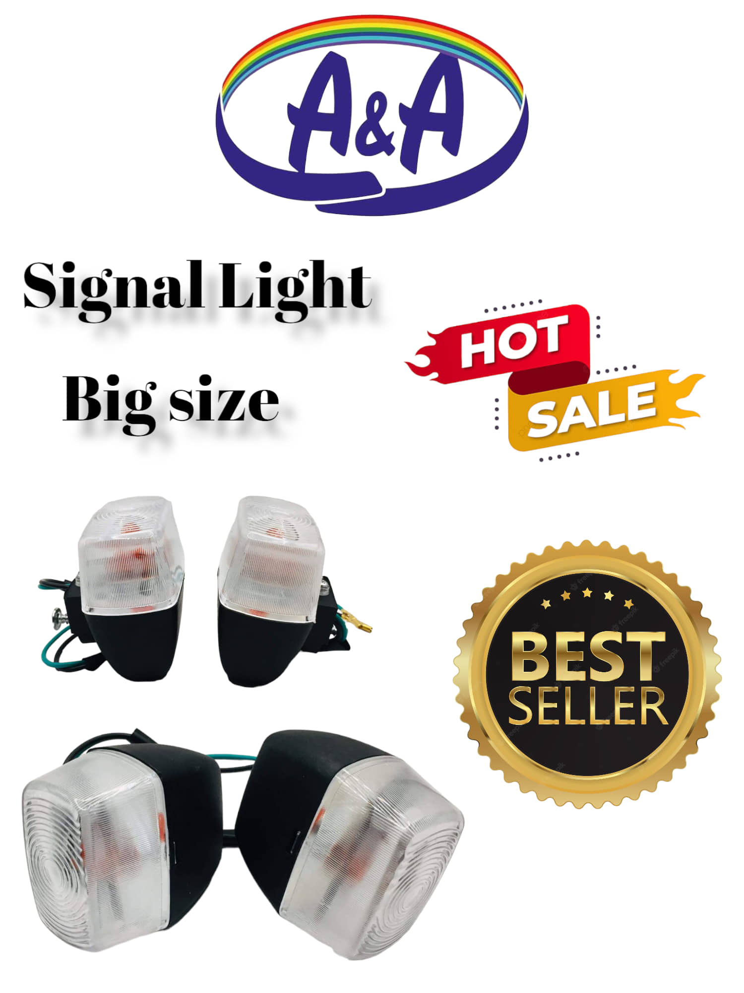 HONDA TMX 125 | MOTORCYCLE SIGNAL LIGHT WHITE UNIVERSAL | COD | Lazada PH