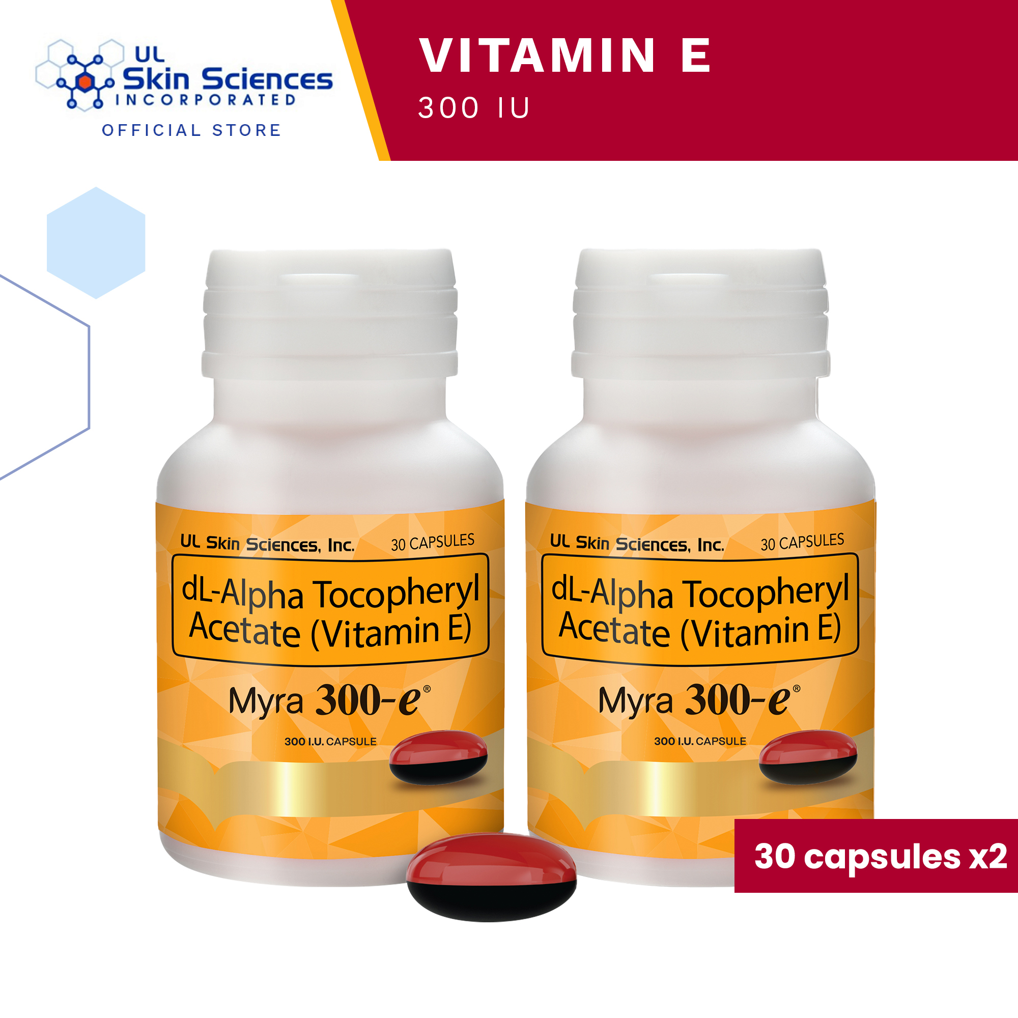 Myra E 300 I.U. 30s Bottle (2 Bottles) | Lazada PH