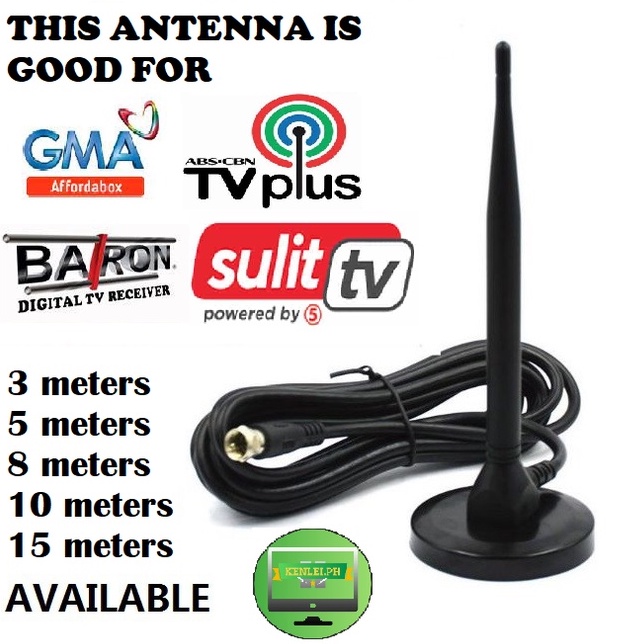 【READY STOCK】 ♙TV Plus Antenna GMA Affordabox ABS-CBN BARON BOX SULIT ...