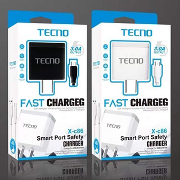 Infinix Tecno 3.0A Type-C USB X-c86 Super Fast Charger and Safety Port | Lazada PH
