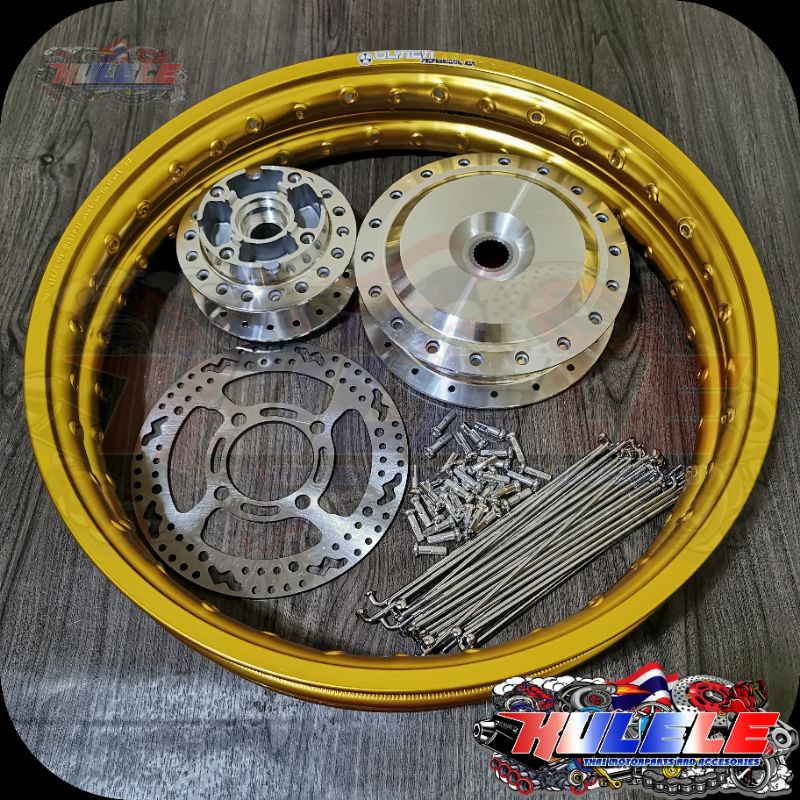 Great deals Rim Set for Honda Click v1v2 125150 (Chrome Hub, Chrome ...