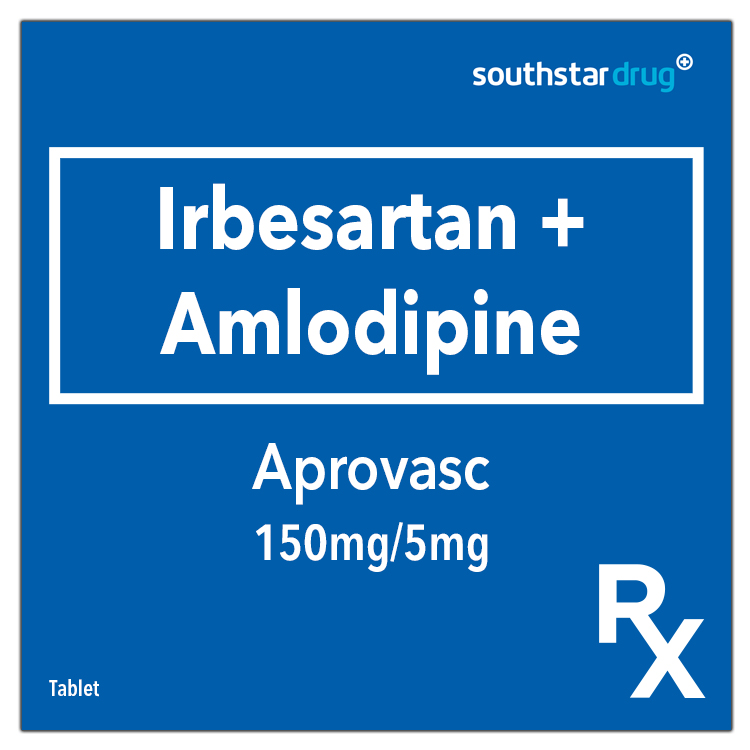 Rx: Aprovasc 150mg / 5mg Tablet | Lazada PH