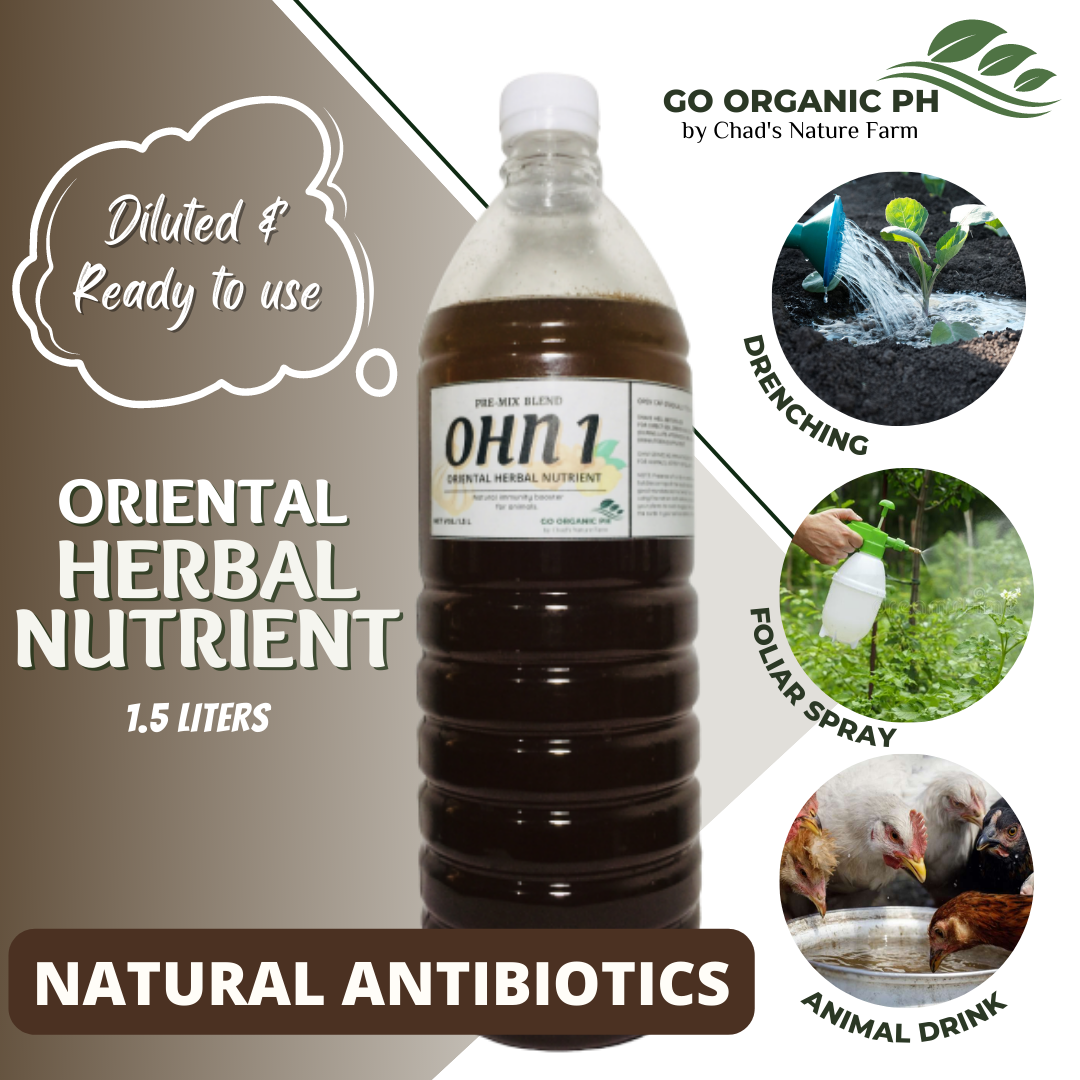 GO ORGANIC OHN 1 PRE-MIX BLEND 1.5 LITERS - Oriental Herbal Nutrient 1 ...