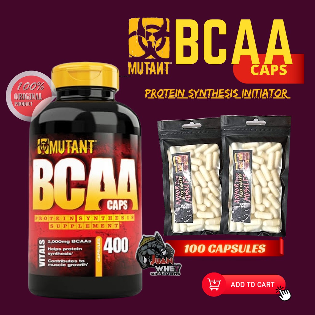 MUTANT BCAA CAPSULES (20 | 50 |100) | Lazada PH
