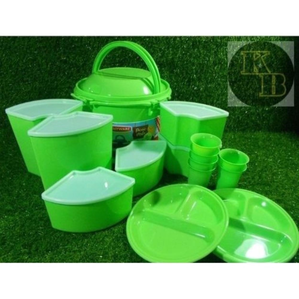 【Mga gamit sa kusina】 9822 Sunnyware 20 in 1 Picnic Set with box ...