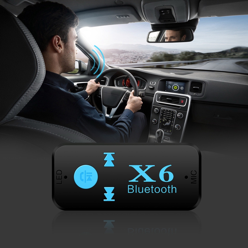 X6 Wireless Bluetooth 4.0 Adapter 3 in 1 USB Bluetooth Receiver 3.5mm ...