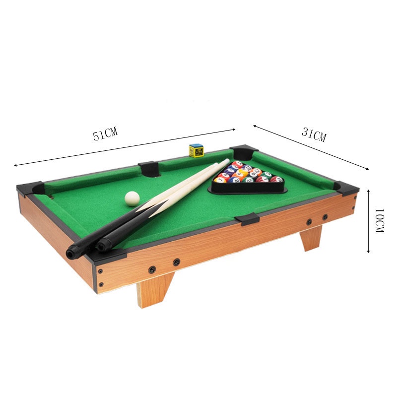 Mini billiard table for Kids wooden with tall feet pool table set taco ...