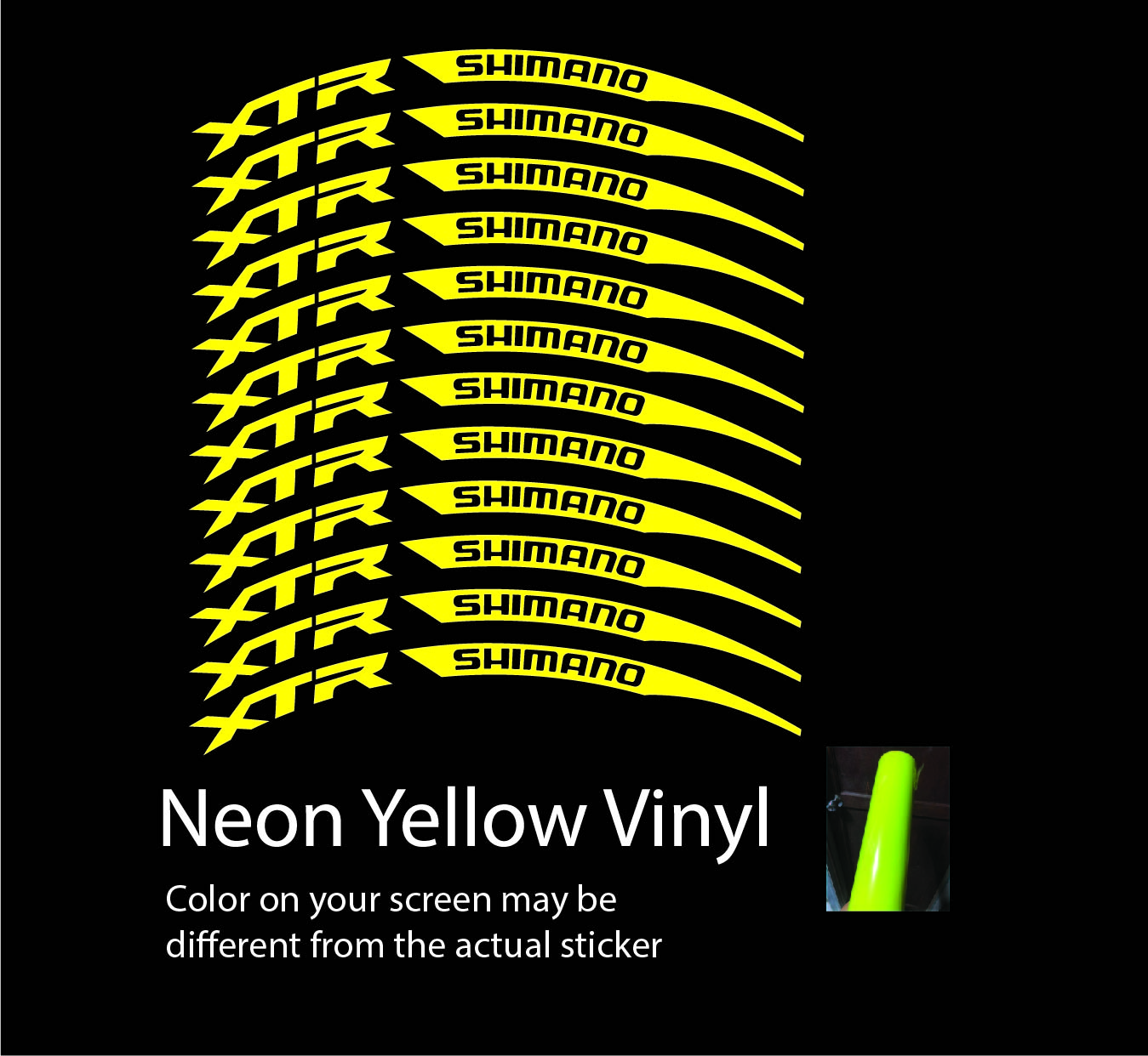 SHIMANO BIKE RIM DECALS | Lazada PH