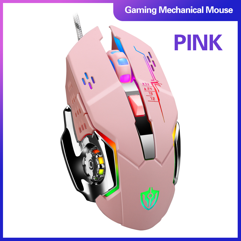 Wired Mouse Gaming Mice Upgraded Version 4Th Gear Adjustable 3200 Dpi ...