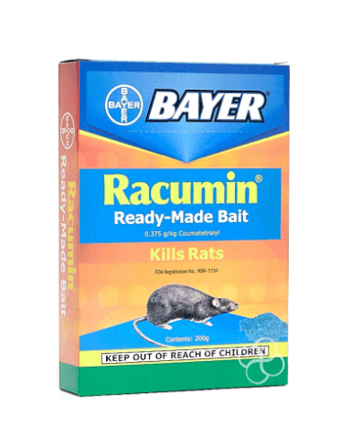 Racumin Ready-Made Bait 100g Racumin has a Cumulative Killing Action ...