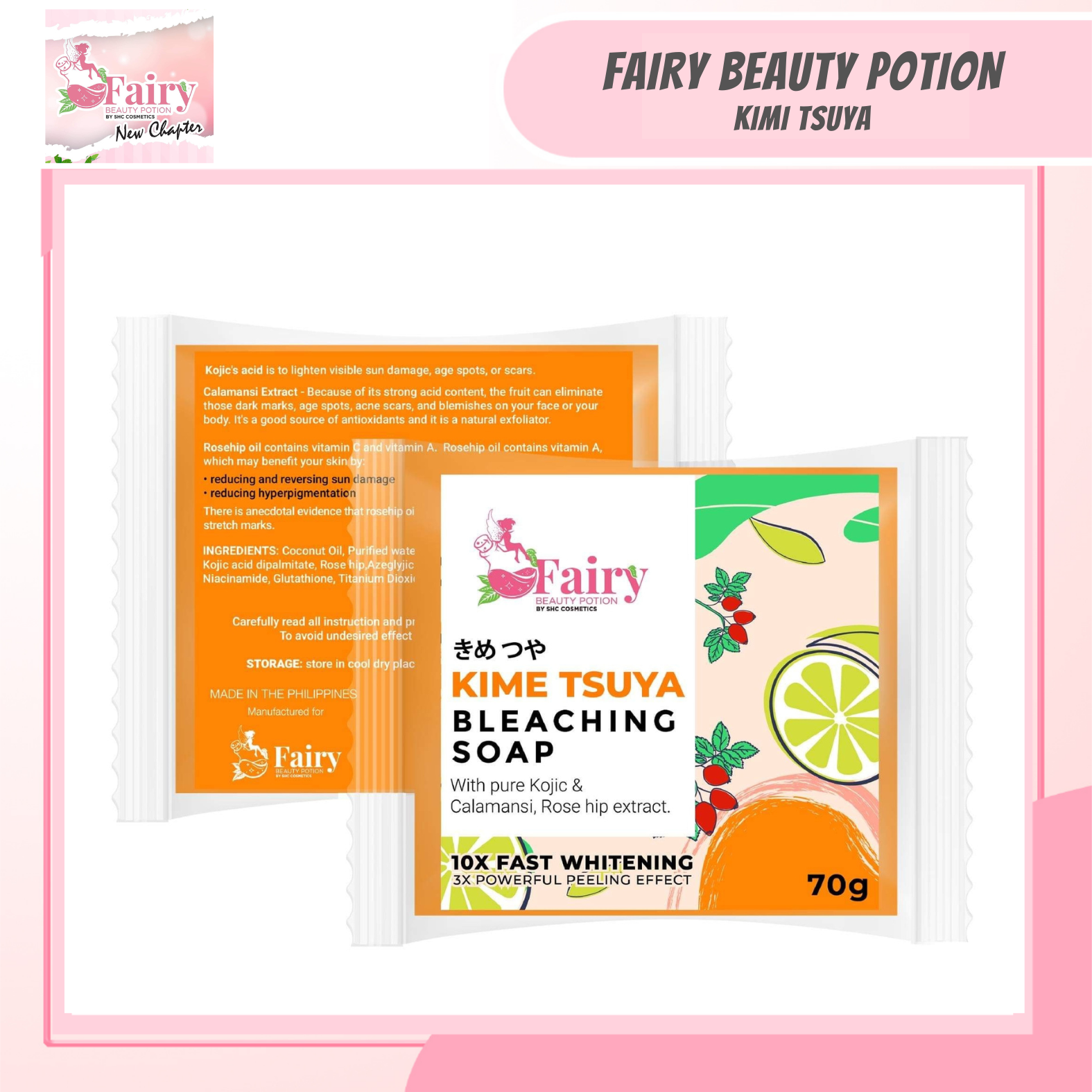 KIME TSUYA Bleaching Soap 70g | Lazada PH