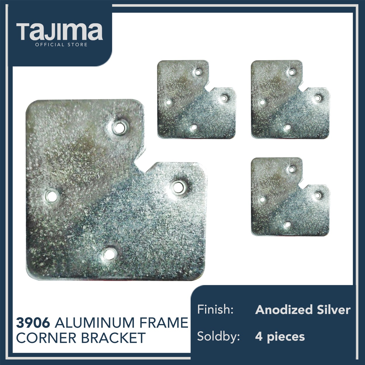 Aluminum Frame Corner Bracket Connector (4 pcs) | Lazada PH