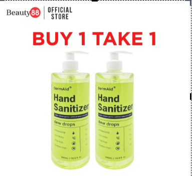 Dermaid Antibac Hand Sanitizer 500ml B1T1 - Dew Drops | Lazada PH