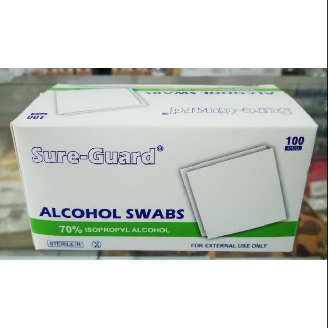 Alcohol Swabs 100pcs Sure Guard | Lazada PH