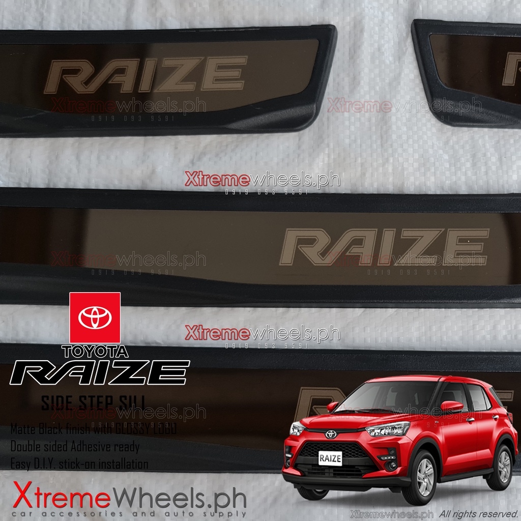 Toyota Raize 2022 2023 Door Step Protector / Side Stepsill sill ...