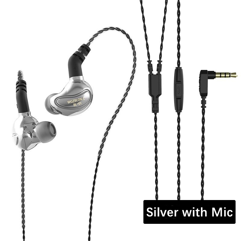 ♂♧ (Ready stock )BLON BL-01 BL01 10mm BiologyDiaphragm Driver In Ear Earphone DJ Running Earbuds ...