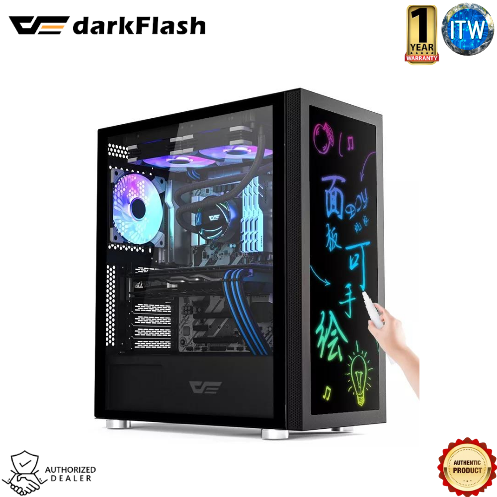 Darkflash DK210 V.2 (GRAFFITI) PC CASE | Lazada PH