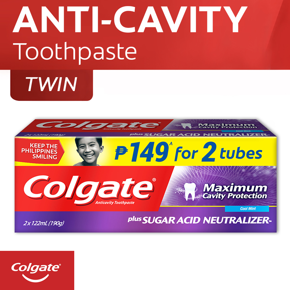 COLGATE Maximum Cavity Protection plus Sugar Acid Neutralizer Anti ...