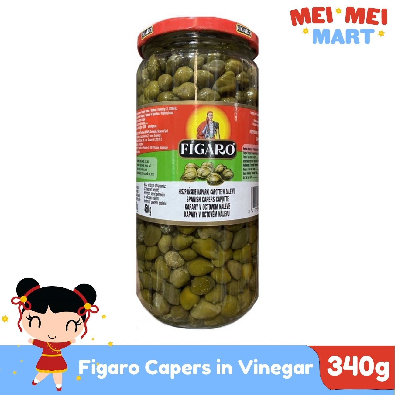 Figaro Capers in Vinegar 340g | Lazada PH