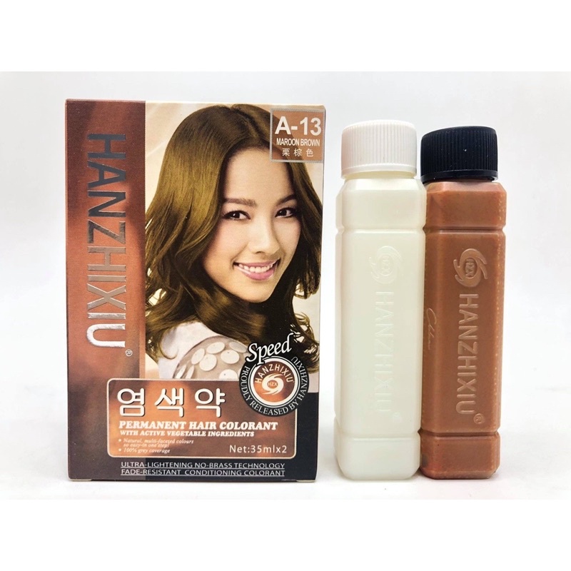 1box HANZHIXIU Hair color 30ml hair color cream Manual Hair Color Cream ...