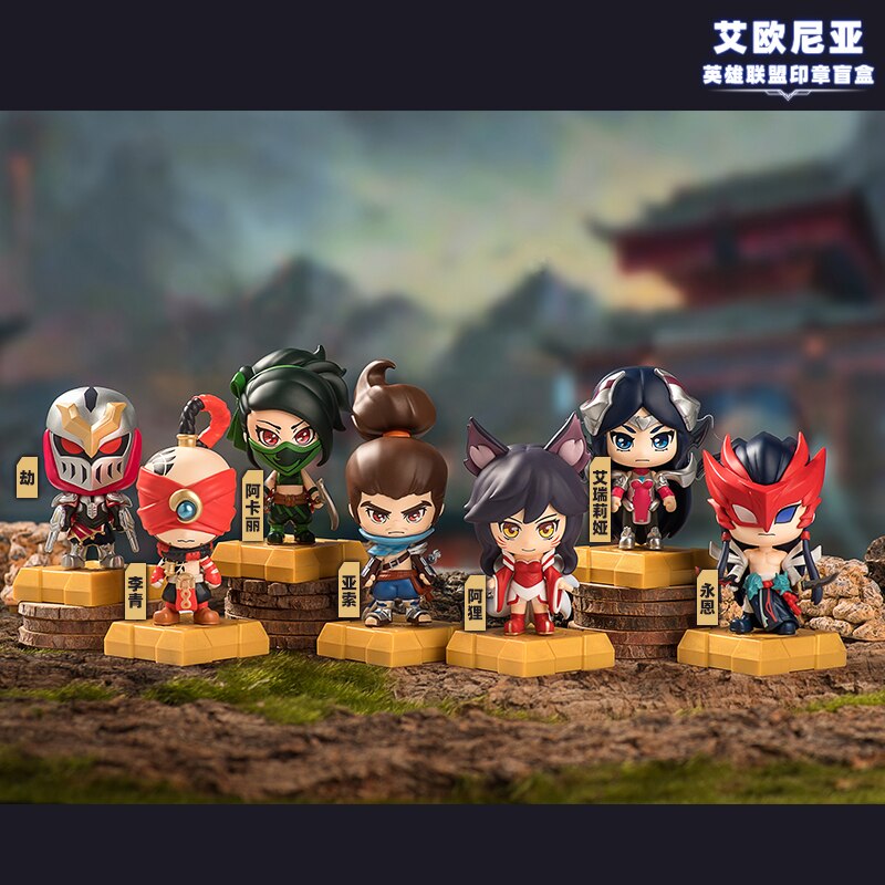 Blind Box Original League Of Legends Ahri Yasuo Irelia Akali Yone Lee ...