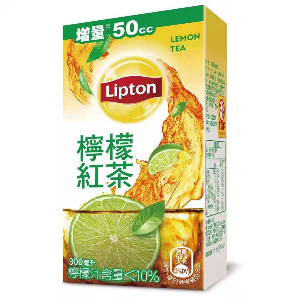 Taiwan Imported Lipton Lemon Black Tea / Green Milk Tea 300ml 立顿 柠檬红茶 ...