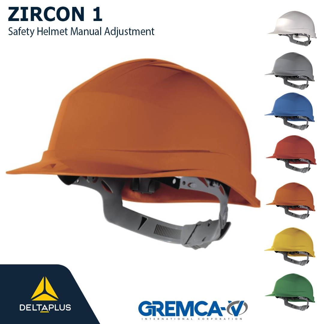 DELTAPLUS ZIRCON 1 - Safety Helmet Hard Hat Bump Cap Manual Adjustment ...