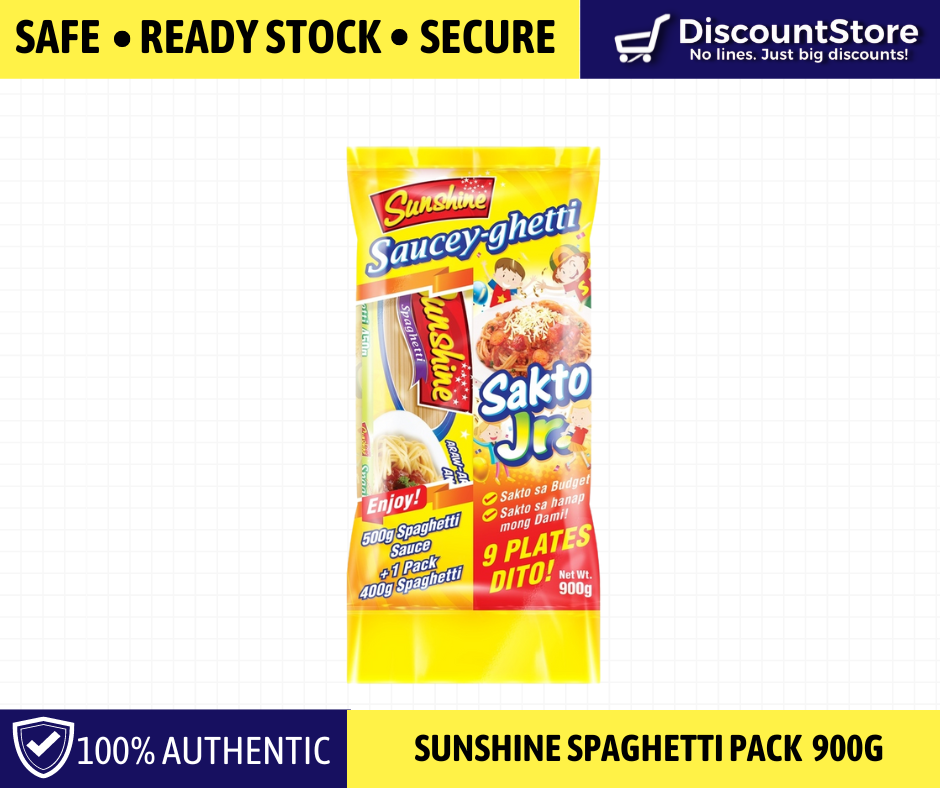 Sunshine Spaghetti Pasta and Sauce 900g | Lazada PH