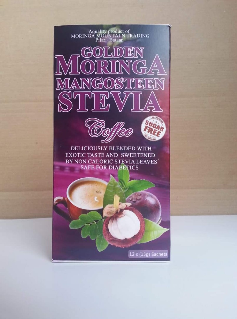 Golden Moringa Mangosteen Stevia Coffee 15g x 12 Sachets | Lazada PH