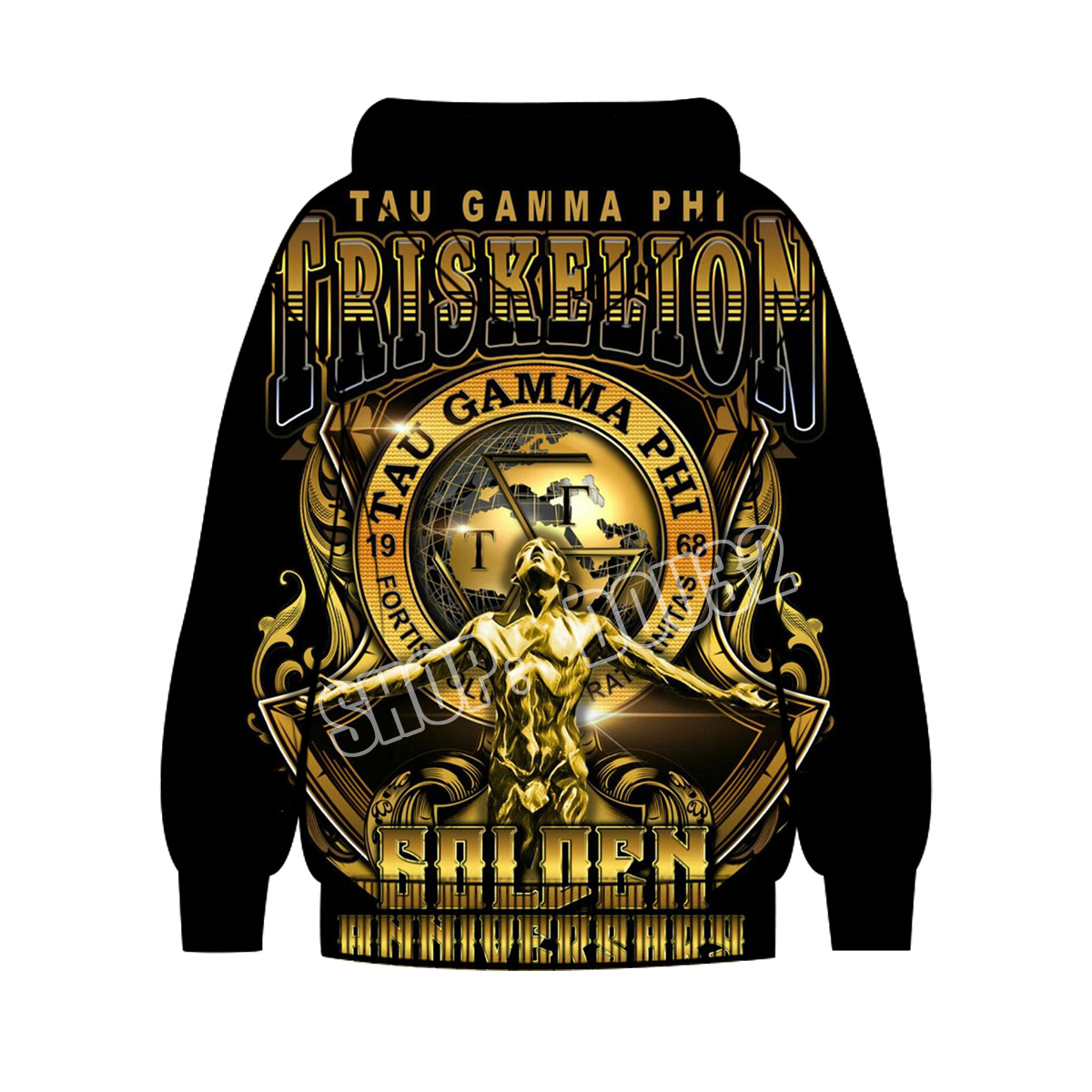 Triskelion Tau Gamma Phi Full Sublimation 3D All Over Print Man Hoodie ...