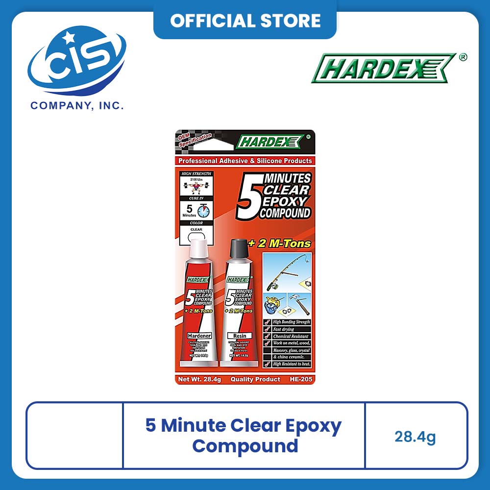 5 Minute Clear Epoxy (fast setting) 28.4g | Lazada PH