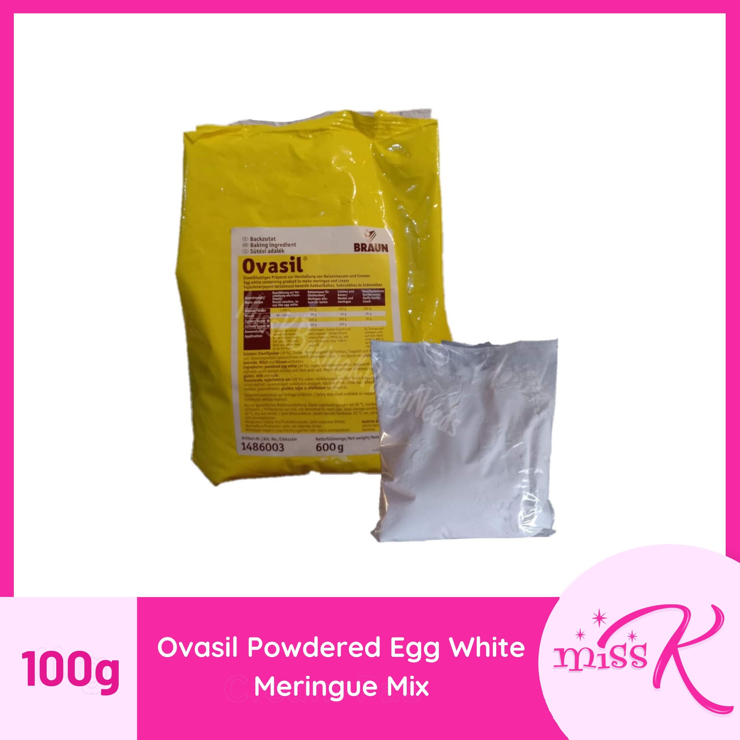 Ovasil | Meringue Mix | Braun | Repacked in 100g | Lazada PH