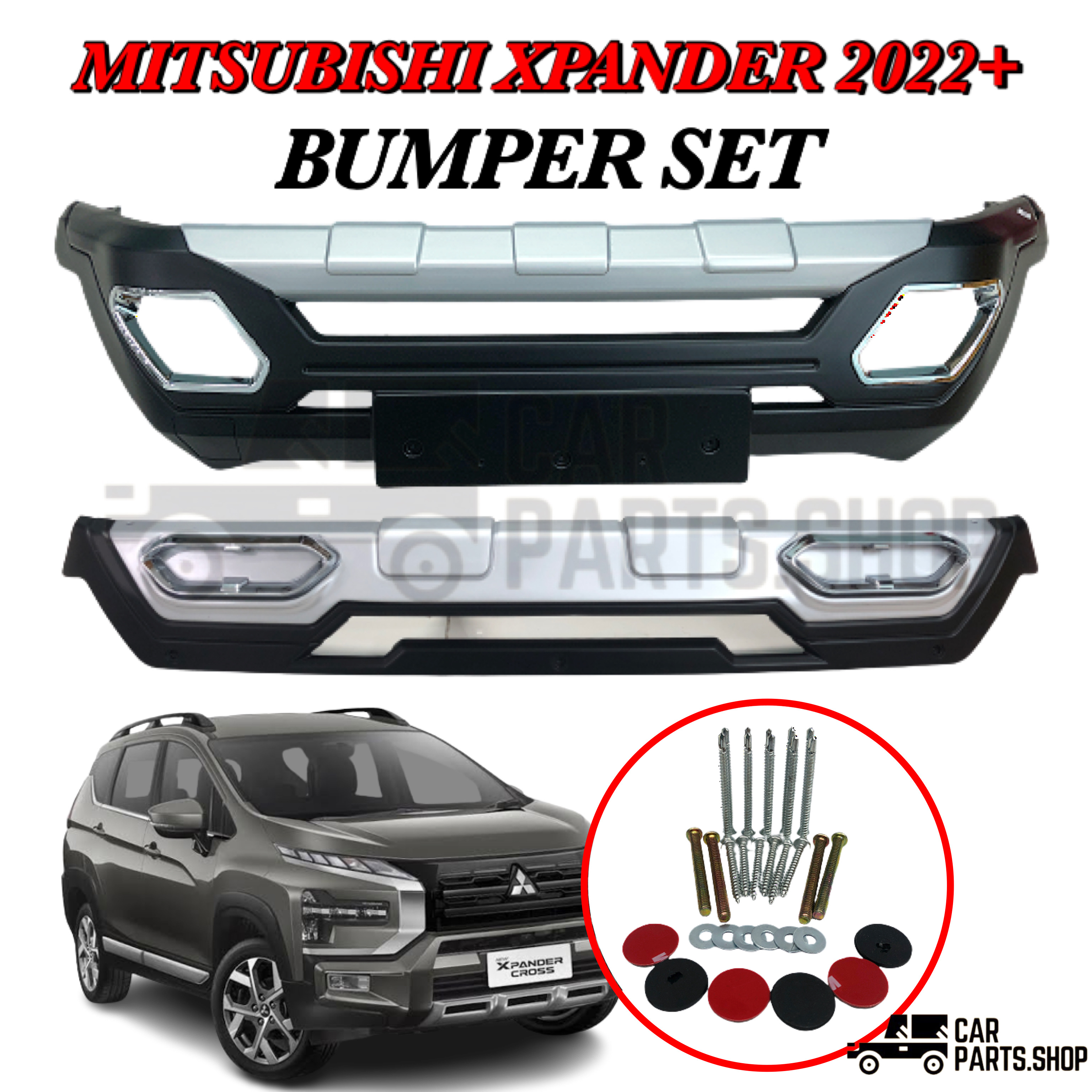 OCPA Mitsubishi Xpander 2022 2023 Car Front Bumper Hood Grille Cover ...