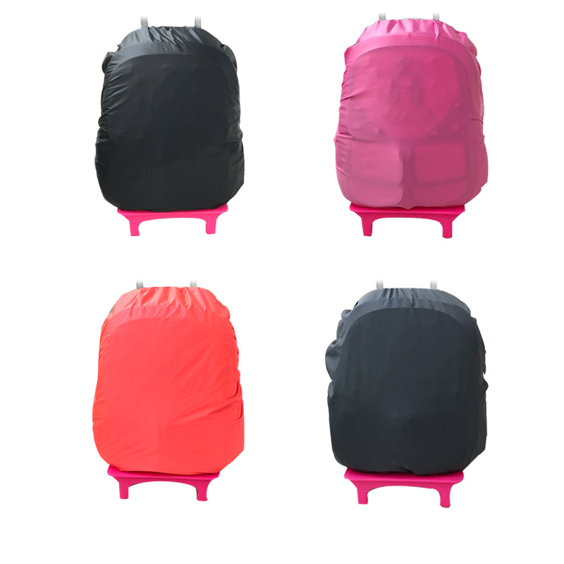 Children's luggage trolley school bag cover luggage backpack protection ...