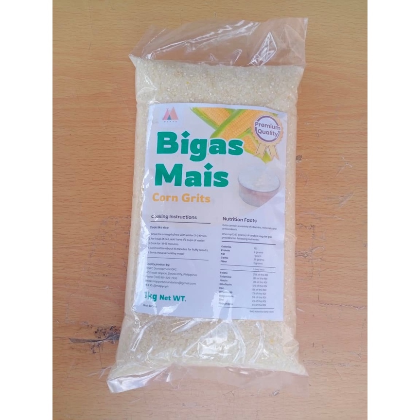 Premium Quality Pure White Corn Grits Rice Bigas Mais 1KG | Lazada PH