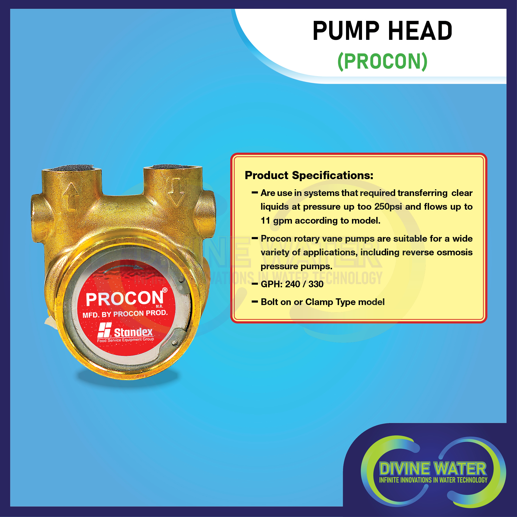 Procon Pump Head | Lazada PH