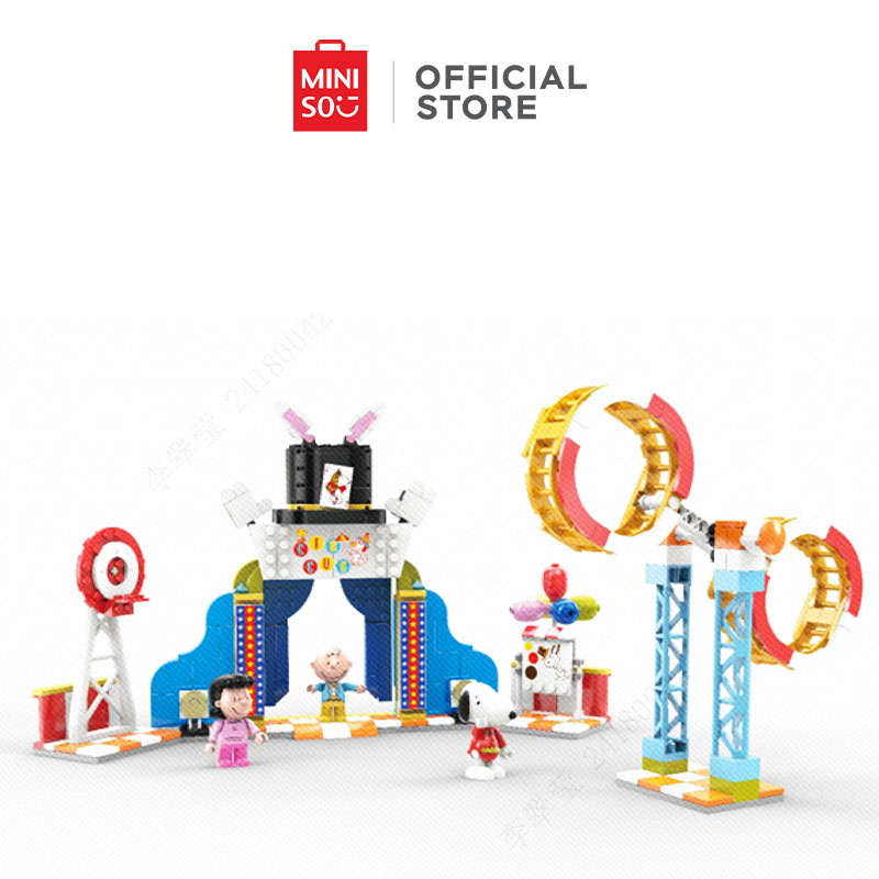 MINISO Snoopy Circus Series Building Blocks Aerial 386 pcs | Lazada PH