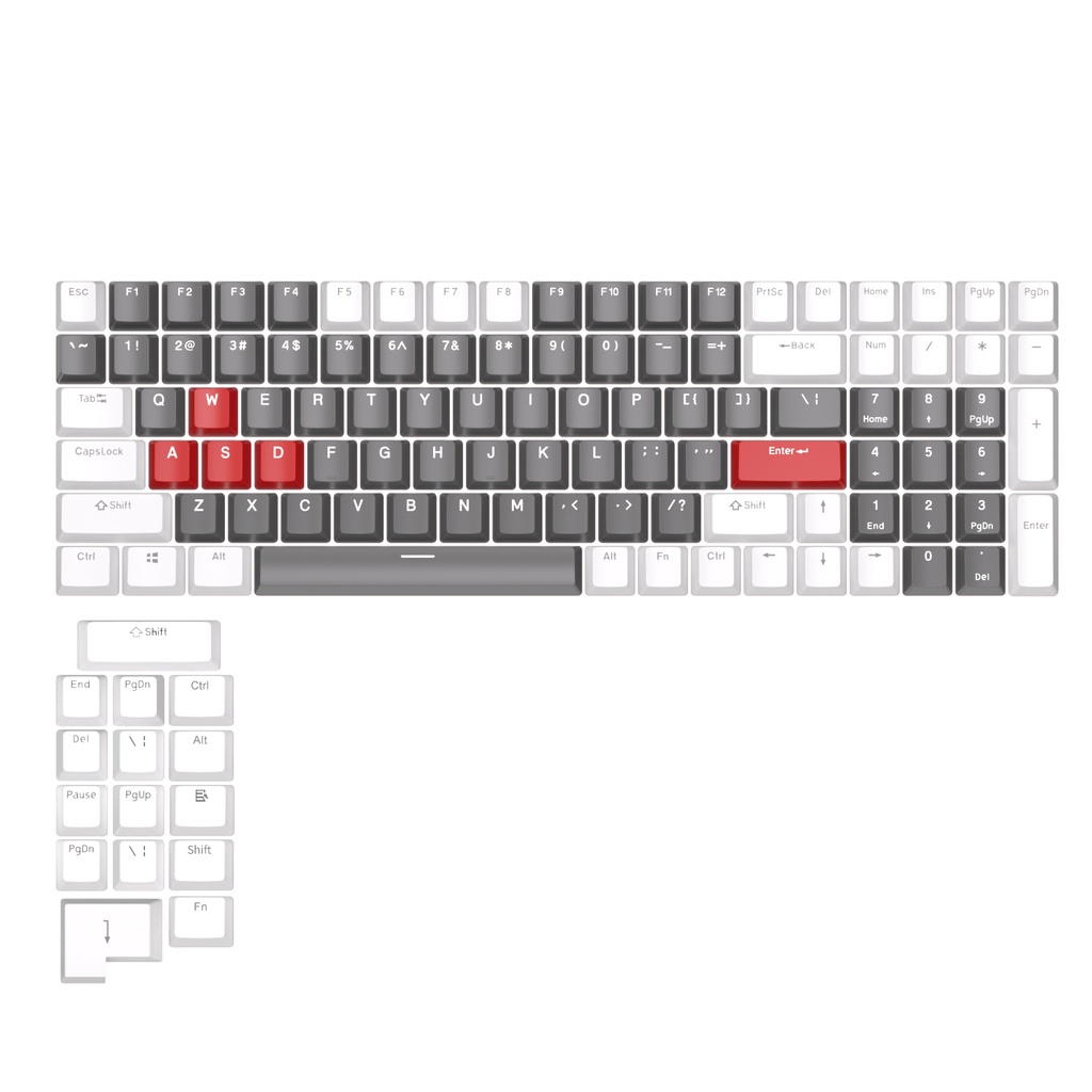 ! NEWRK royal kludge custom 136 keycaps OEM keycaps keyboard keycaps ...