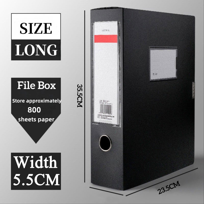 Document Box Long File Box LONG Folder Organizer Bond Paper Case Bond ...