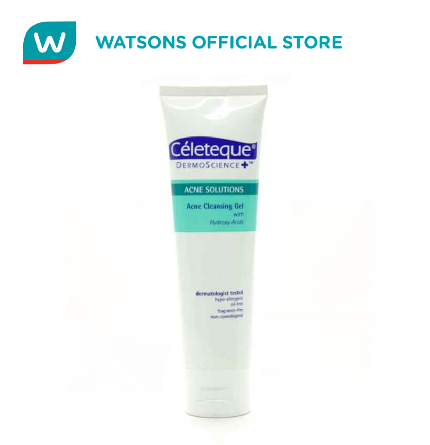 CELETEQUE DermoScience Acne Solution Cleansing Gel 100ml | Lazada PH