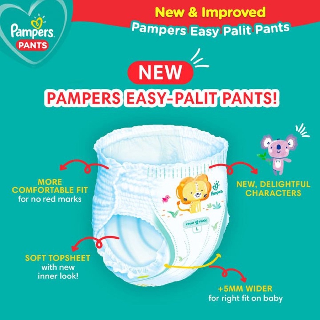 50 chopper PAMPERS Baby Pants Diaper 30s Promo Pack | Lazada PH