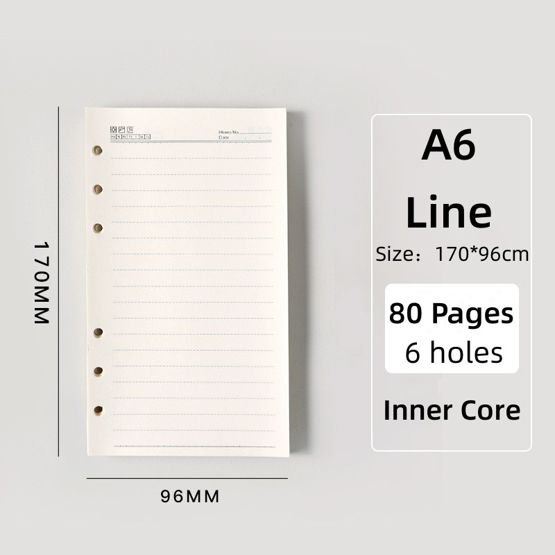 HIGHTUNE A5/B5 Notebook Folder Test Paper 20/26holes Ring Binder with ...