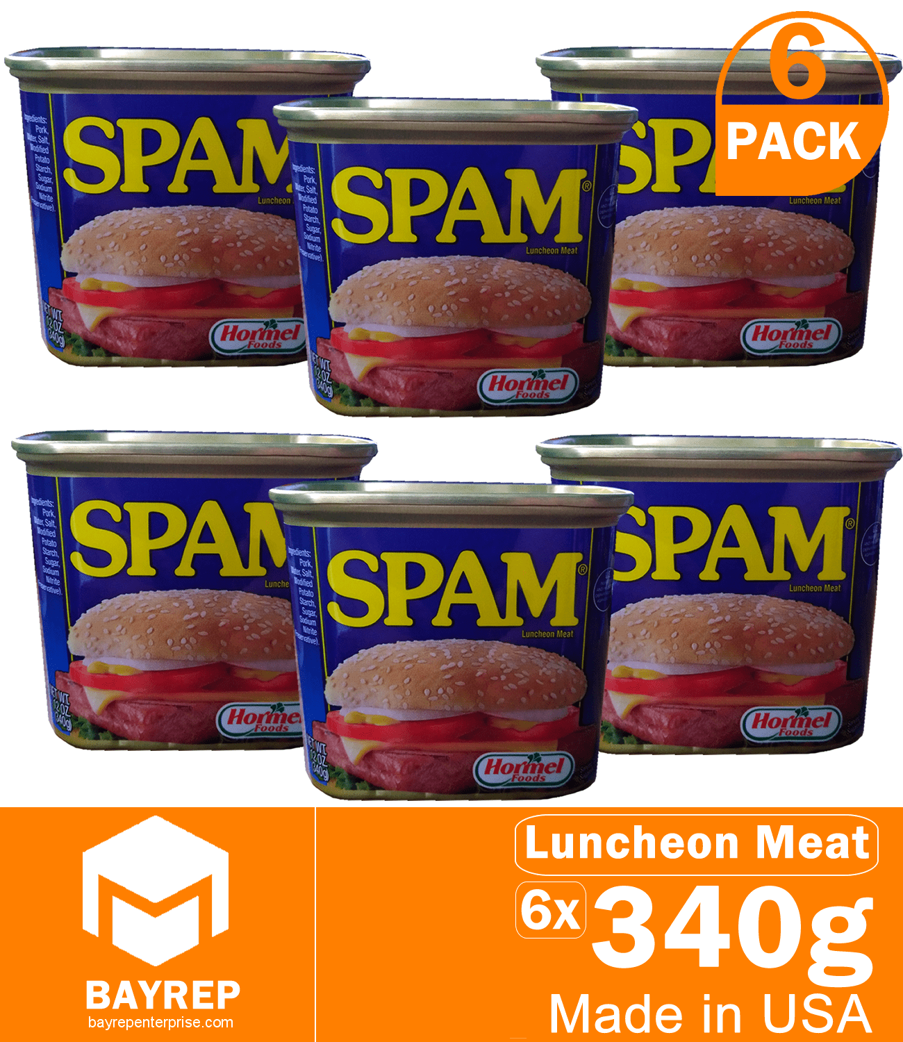 Spam Luncheon Meat 340 g (Pack of 6) | Lazada PH