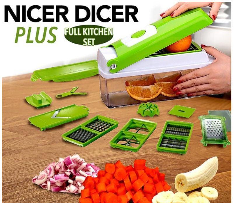 One Step Precision Cutting | Multifunction Kitchen Grater, Cutter, Peeler, Slicer, Chopper ...